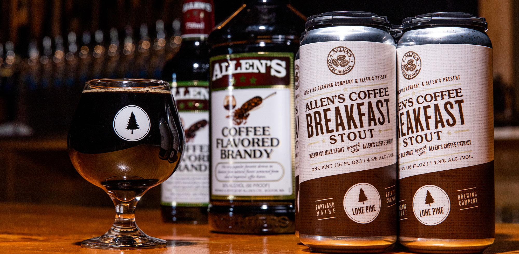 Allen's Coffee Breakfast Stout - Lone Pine Brewing Company